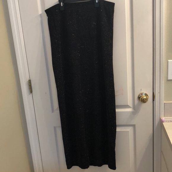 wild fable | Skirts | Wild Fable Sparkly Black Maxi Skirt | Poshmark